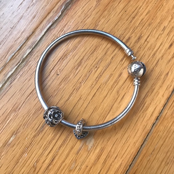 Pandora | Jewelry | Pandora Bracelet Comes With Or Without Charms ...